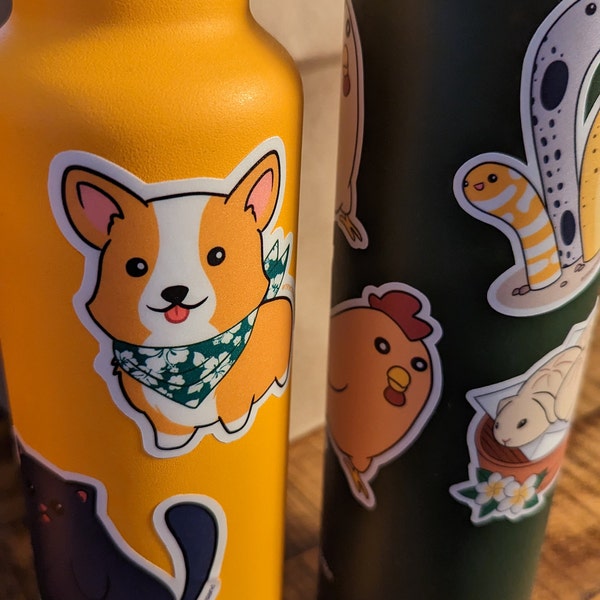 Garden Eels Vinyl Sticker, Eel Sticker, Vinyl Sticker, Garden Eel ...