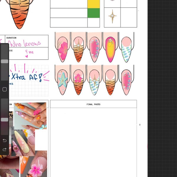 Procreate Nail Art Brush Set: 20 Glitter & Texture Brushes (procreate ...