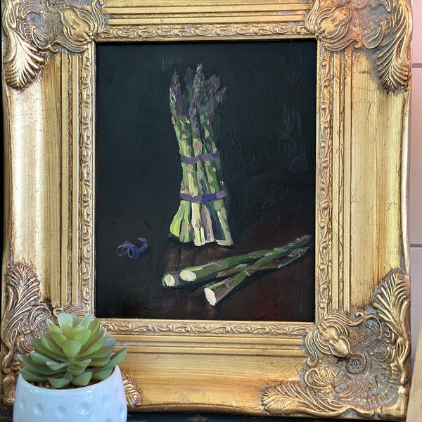 Carrot Painting, Original Oil Painting, Kitchen Art, Emily Ryals, Wet ...