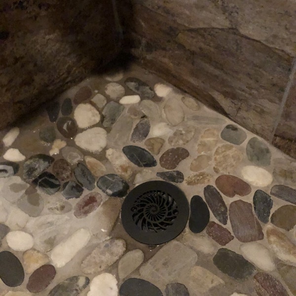 Shower Drain, 4.00 Diameter, Octopus Design by Designer Drains - Etsy