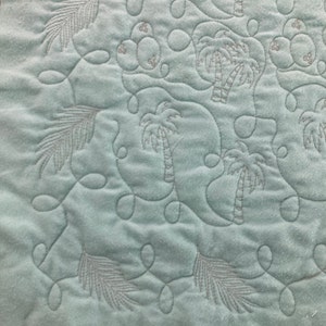 Palm Tree Quilting Embroidery Design. Palm Quilt Block Embroidery. Palm ...