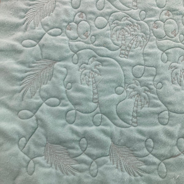 Palm Tree Quilting Embroidery Design. Palm Quilt Block Embroidery. Palm ...