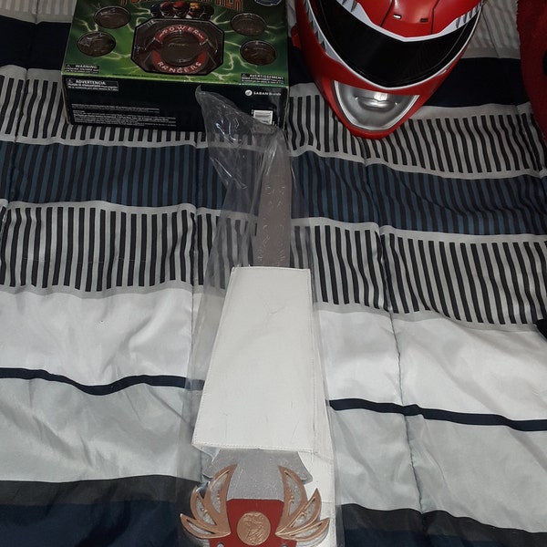 Red Power Ranger Sword (choice 2 Sizes) | MMPR Cosplay Replica Costume ...