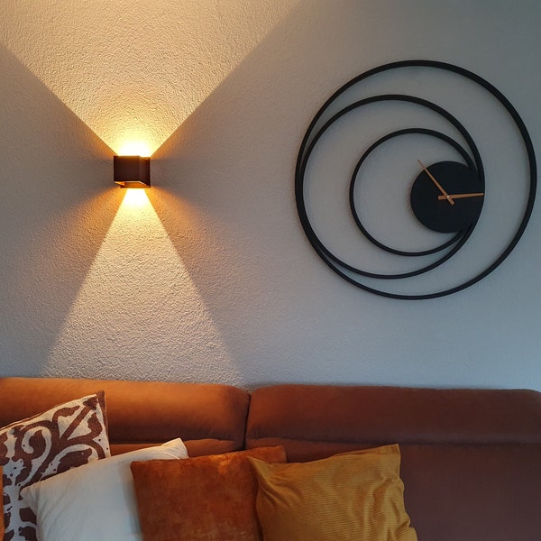 48 Inch Special Edition Metal Large Wall Clock, Rustic Oversized Wall ...