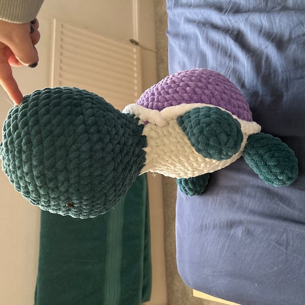 NO-SEW Turtle Plush Crochet PATTERN - Etsy