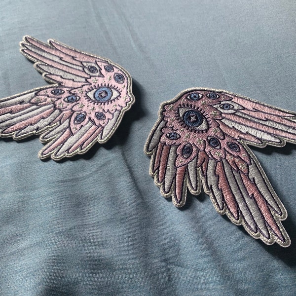 Angel Wing S/2 Patches Jackets - Biblically Accurate Angel - Seraphim ...
