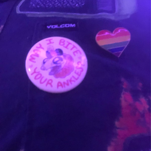 Party Opossum Button! May I Bite Your Ankles? 1.5" - Etsy