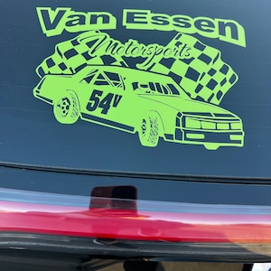 Racing Memorial Version 2 Decal - Etsy