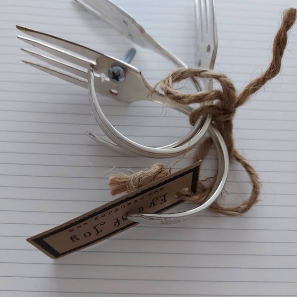 Fork Wall Hooks Hook Upcycled - Set of 3 Three - Vintage Fork Coat ...