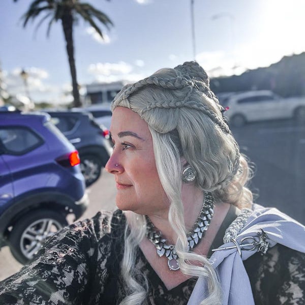 Scalemail Coif With Liner - Cowl, Helmet - Dragon Spirit - Festival ...