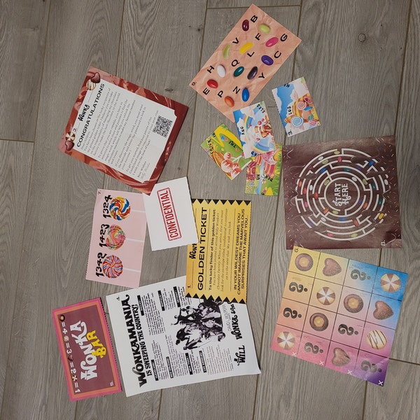 Chocolate Factory Escape Room: Candy Puzzle Hunt (PDF Pattern) - Etsy