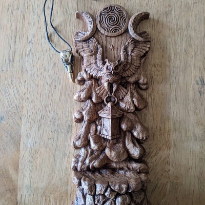 Hecate's Owl Statue, Bird, Greek Goddess, for Pagan Home Altar Kit ...