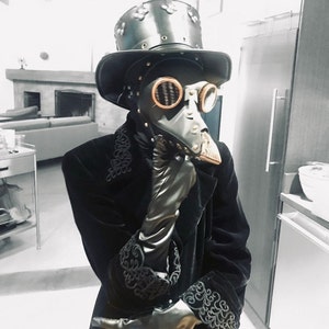 Black Plague Doctor Bird Mask Steampunk Raven Mask Costume Cosplay ...