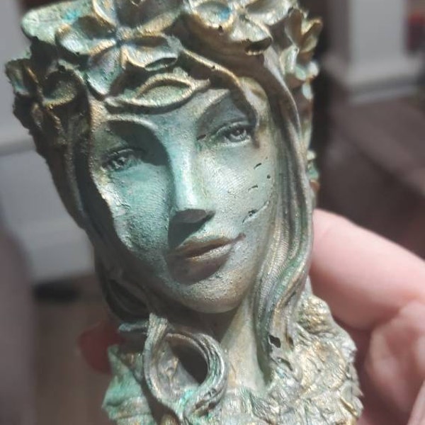 Skull Cement Planter Set Hear No Evil See No Evil Speak No Evil Plant ...