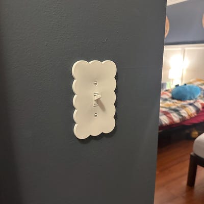 Pastel Pink Cloud Light Switch Cover Triple Rocker Custom Design Replacement Switch Cover Plate ...