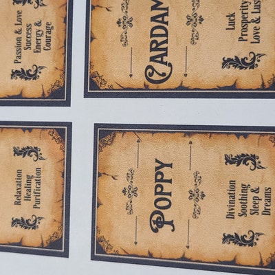 Herbalism, Spice Labels Jar, Witch Apothecary, Herb Label, Wicca Herbs ...