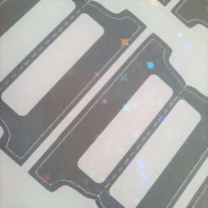 MONTHLY HEADERS Paint Swatch 3 Colour Combinations Functional Stickers ...