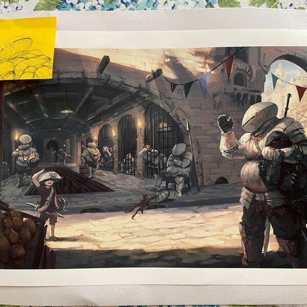 Bayle the Dread - Art Print/ Poster - Etsy