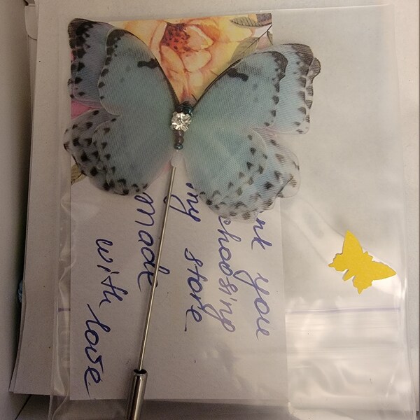 Bridal Blue Butterfly Shoe Clips With Rhinestones - Etsy