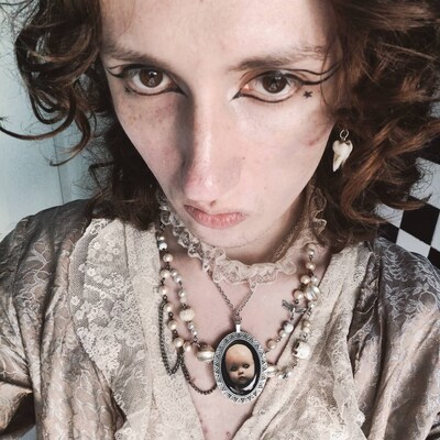 Follies Flapper Art Print 8 X 10 Risque With Pearls Art Deco Jazz Age ...