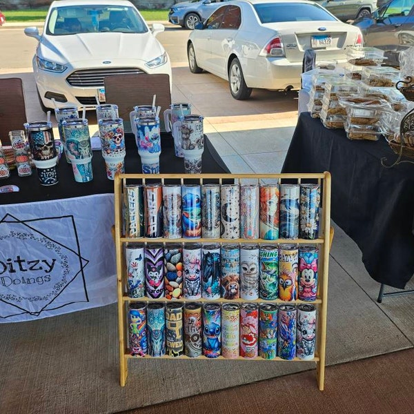 16 Ounce 4-shelf Libby Cup Tumbler Display - Etsy