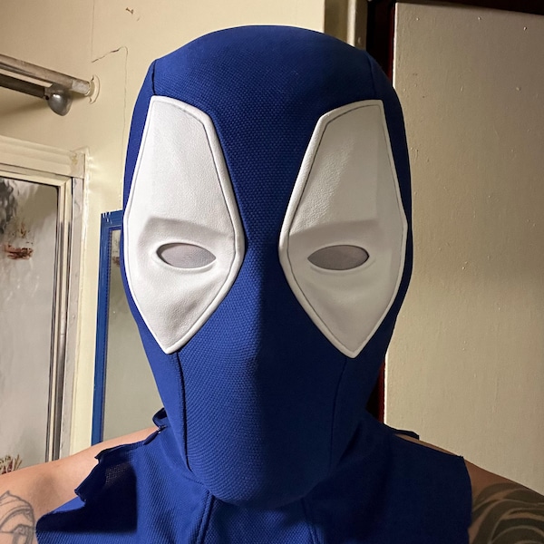 Deadpool Costume Cosplay Mask With Magnetic Eyes - Etsy