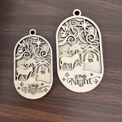 Snow Spruce STANDING Trees Set SVG Glowforge and Laser - Etsy