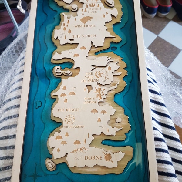 3D Hyrule Map, the Legend of Zelda: Breath of the Wild Map, Handmade ...