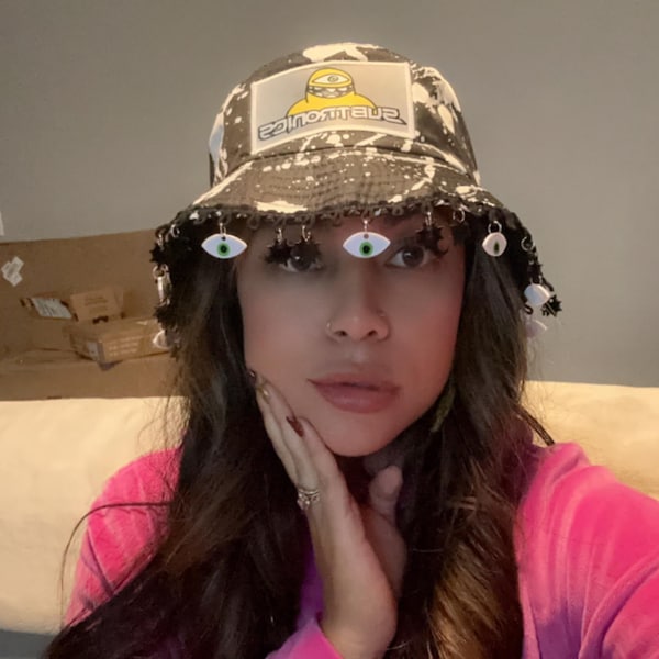 Trippy Mushroom Bucket Hat With or Without "so Mush Room" Patch ...