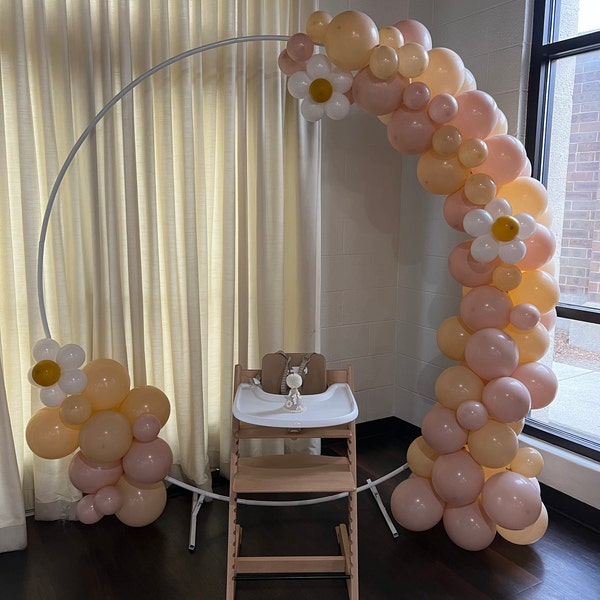 Daisy Balloon Garland Kit First Birthday Decor Baby in Bloom Baby ...