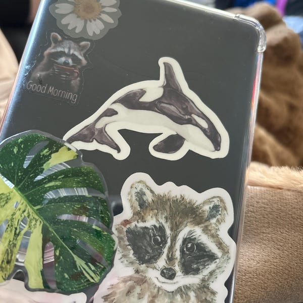 Ocean Sicker Pack- 54 Stickers, 3 Pages of Kiss-cut Stickers, Whales ...