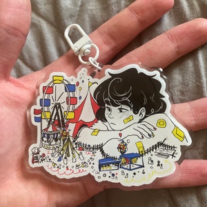 Circus Daydream Keychain // Acrylic 3.5in Keychain - Etsy