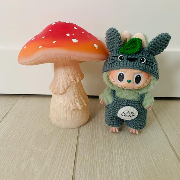 Labubu Dress Amigurumi Stuffed Animal Labubu Clothes Labubu Macaron ...