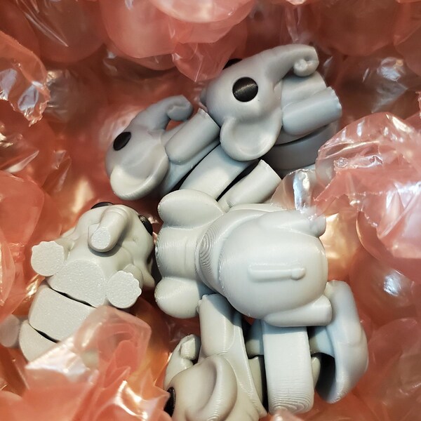 Flexi Factory Yeti 3D Printed Articulated Yeti Fidget Toy Poseable ...