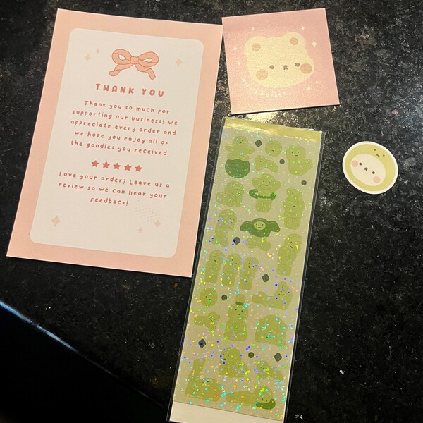 Miso Bakery | Holographic Deco Sticker Sheet | Journaling, Planner ...