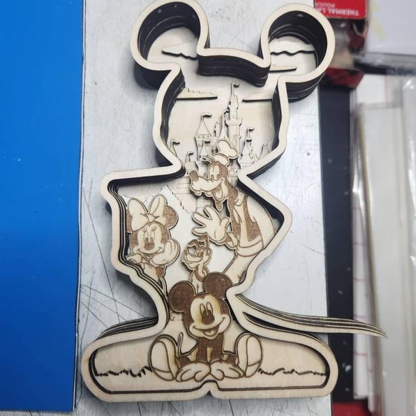 Alice SVG, Laser Cut Files, Glowforge Project - 6 Layers - Etsy