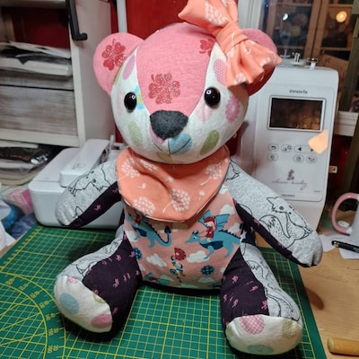 Melody MEMORY BEAR Pattern PDF - Etsy