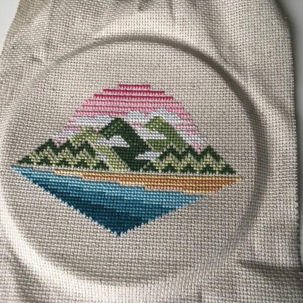 Mountains in the Mist Cross Stitch Pattern - Etsy