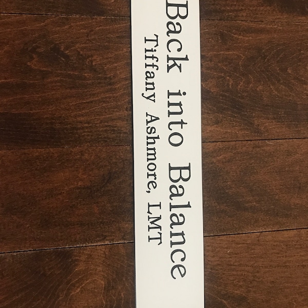 Name Plate, 2" X 10", 20 Color Combinations, Office/door Sign - Etsy