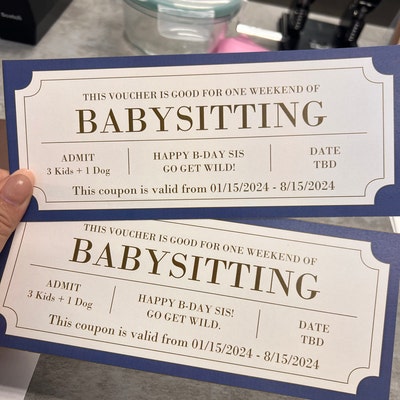 Day off Coupon Certificate INSTANT DOWNLOAD EDITABLE Text Printable ...