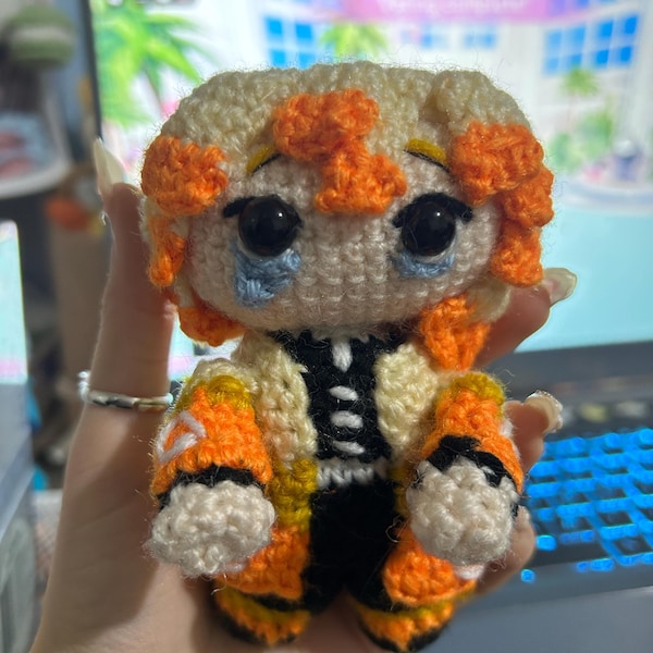 Crochet Amigurumi Zenitsu and Inosuke SET Inspired Pattern - Etsy