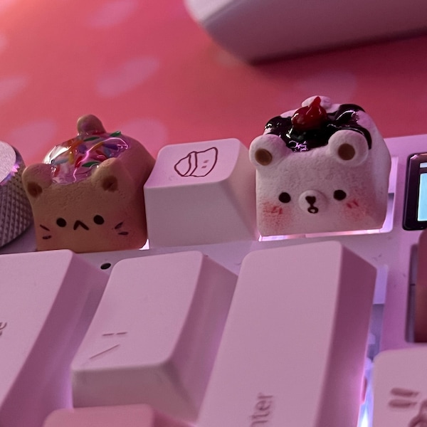 Grapes Jelly Cat Artisan Keycap - Kawaii Cat - Artisan Key Cap - Cute ...