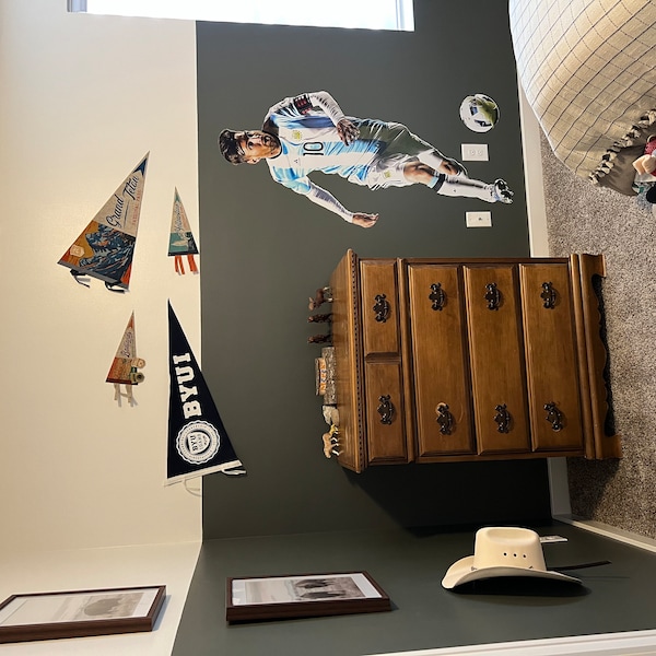 Lionel Messi, Argentina, Soccer, Futbol Fathead Style Wall Decal ...