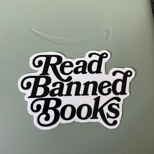 Read Banned Books Sticker / Banned Books Sticker / Reading Sticker ...