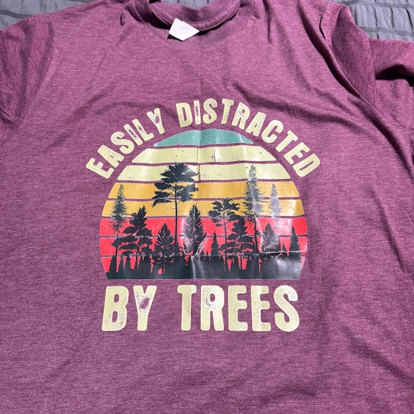 Easily Distracted by Trees, Tree Lovers Gift, Gift for Tree Surgeon ...