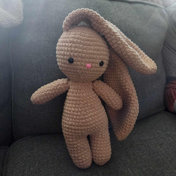 Crochet Pattern Bunny, Amigurumi Easter Plush Bunny Tutorial, Crochet ...