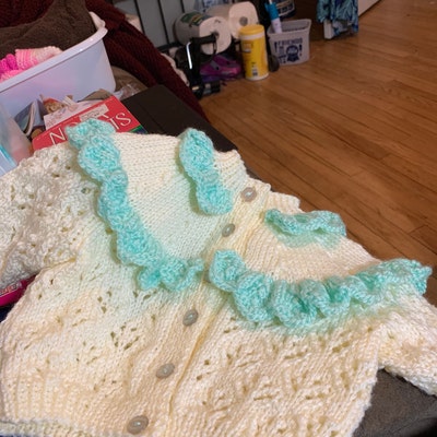 2185 Patons Pdf Knitting Pattern, Traditional Vintage Baby Set, Matinee ...