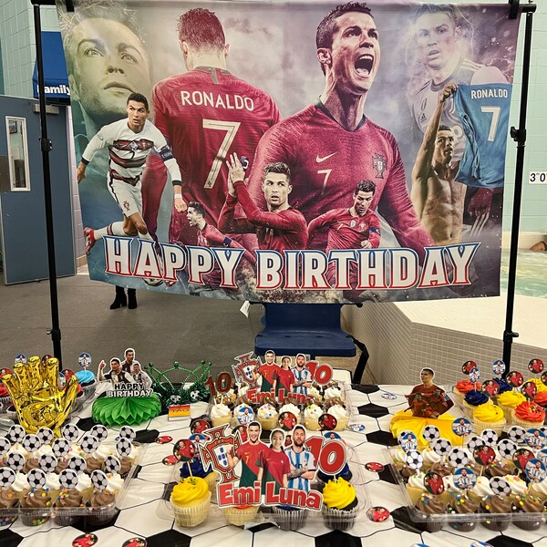 MESSI Cupcake Toppers, Messi Happy Birthday, Argentina Cake Topper - Etsy