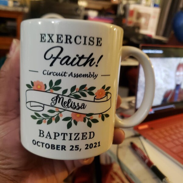 Custom Baptism Mug - JW - Etsy