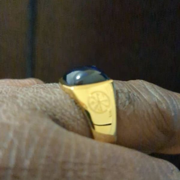 Customized Magic Ring Amulet, Protection Talisman, Sapphire Ring - Etsy
